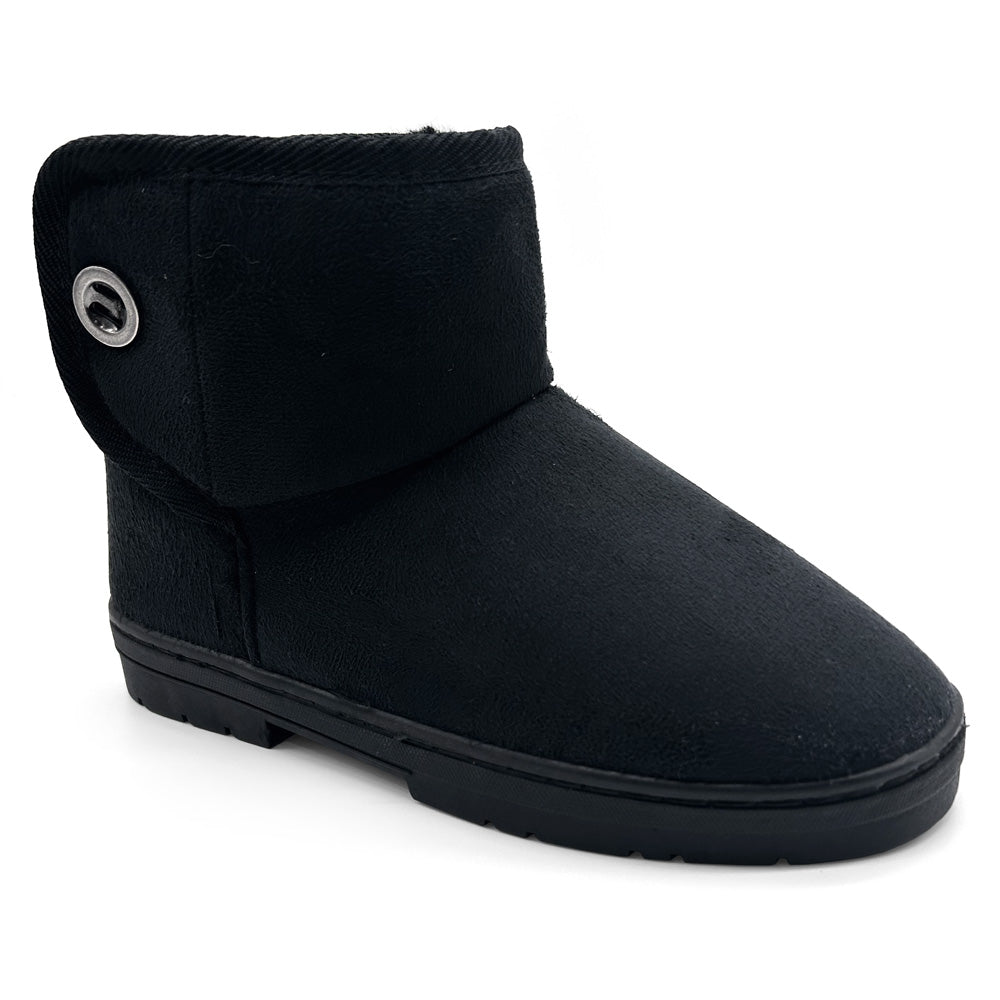 Scholl Orthaheel Women's Fluffy II Slipper Black